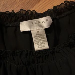 Kenar | Tops | Kenar Sexy Black Top Can Be Worn On Or Off Shoulders M ...